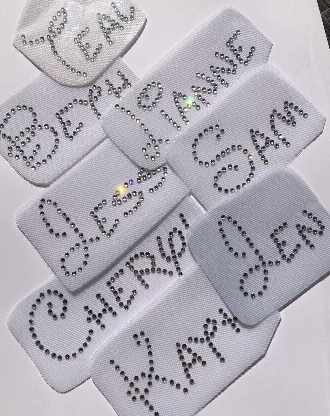 Personalised Disney Name Crystal Hot Fix Heat Rhinestone Iron on ...