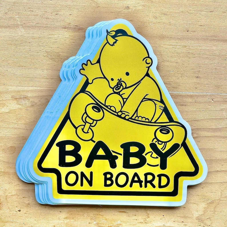 Baby on Board Sticker / Car Decal - Etsy