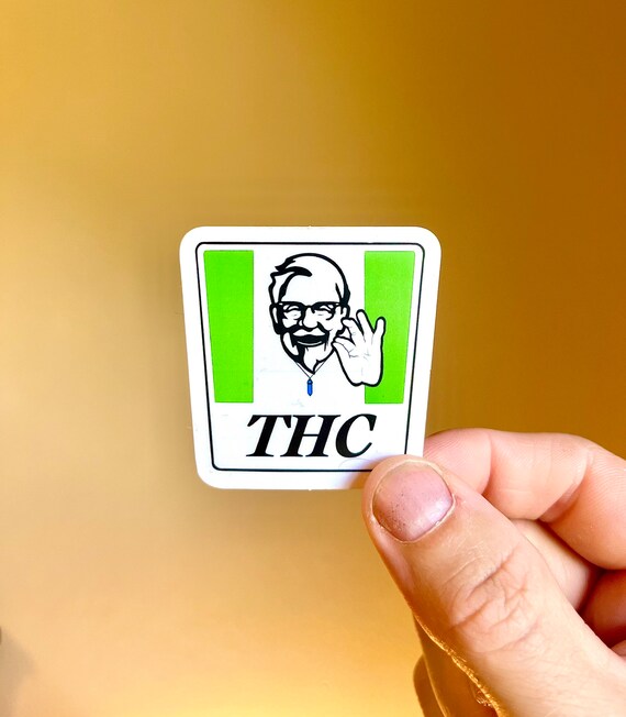 THC X KFC Sticker - Etsy