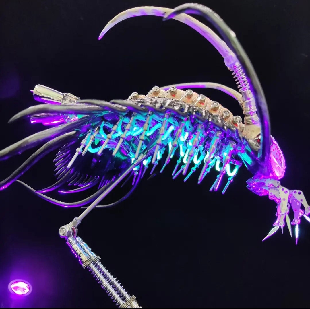 Handmade Trilobite Steampunk Table Lamp Steampunk Mechanical Industrial ...