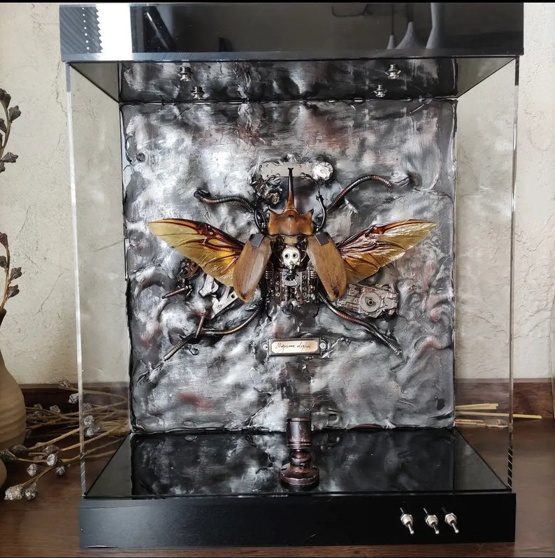 Handmade Steampunk Beetles Scrappy Punk Mechanical Beetle Megasoma ...