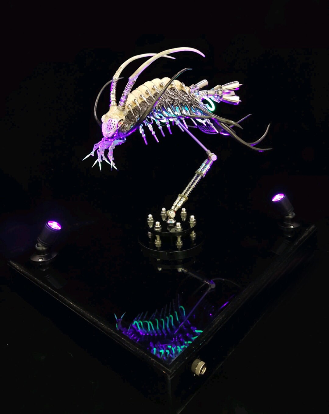 Handmade Trilobite Steampunk Table Lamp Steampunk Mechanical Industrial ...