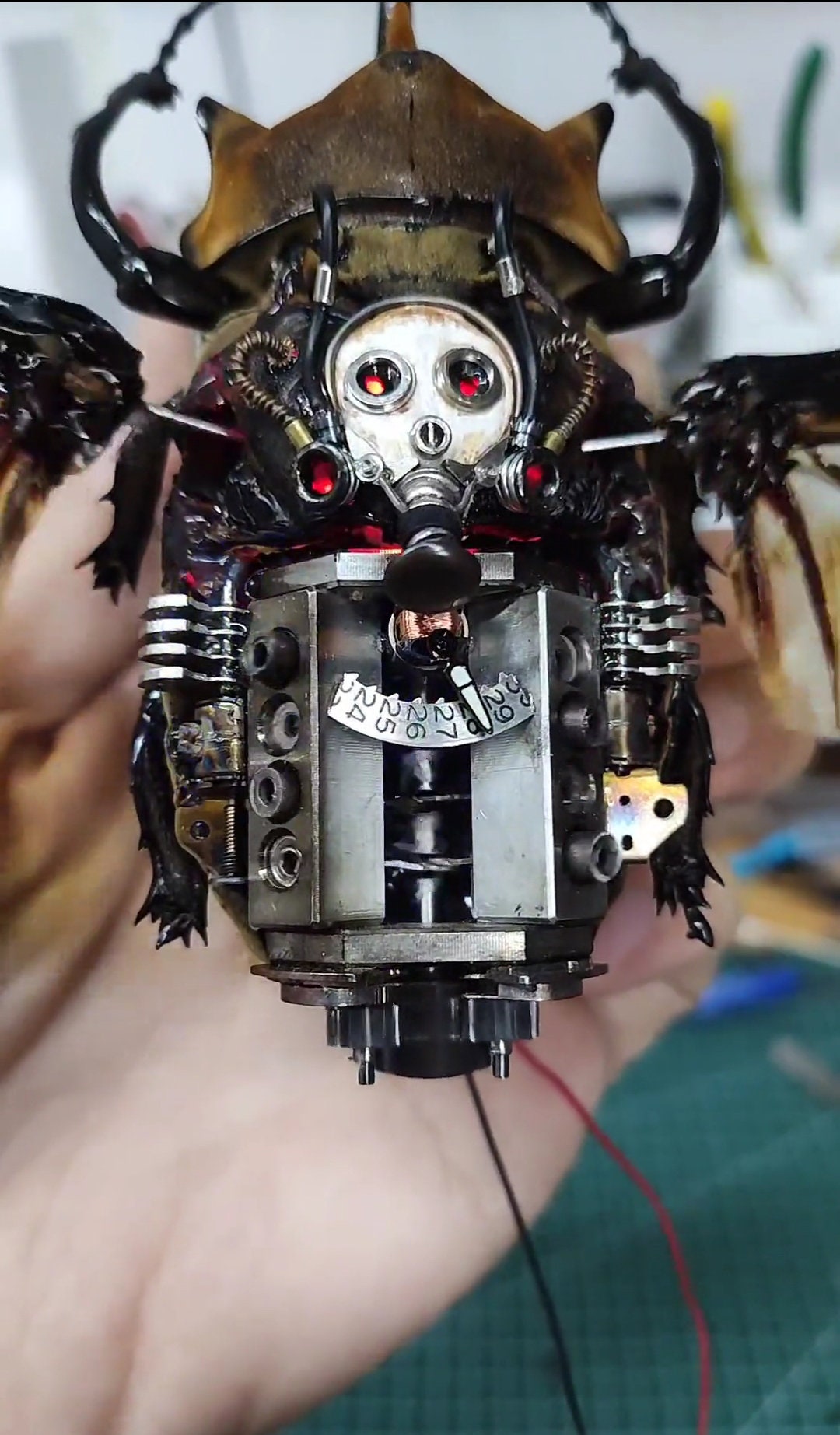 Handmade Steampunk Beetles Scrappy Punk Mechanical Beetle Megasoma ...