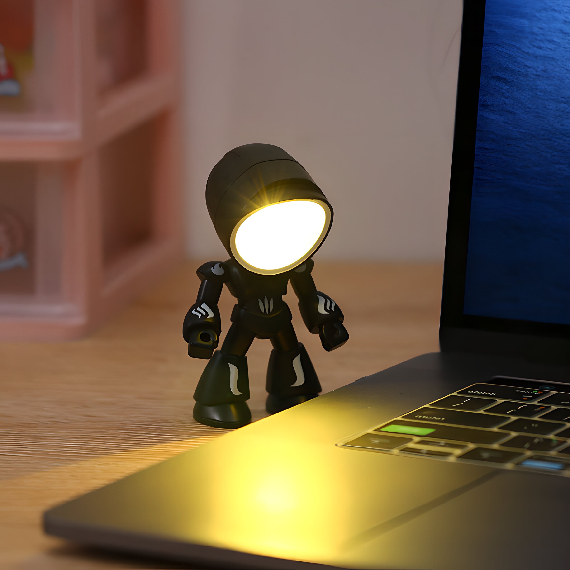 Mini Robot LED Night Lampkawaii Mini Robot Table Lamphome - Etsy