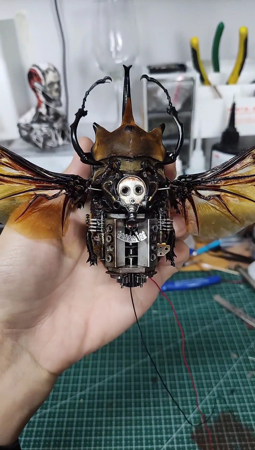 Handmade Steampunk Beetles Scrappy Punk Mechanical Beetle Megasoma ...