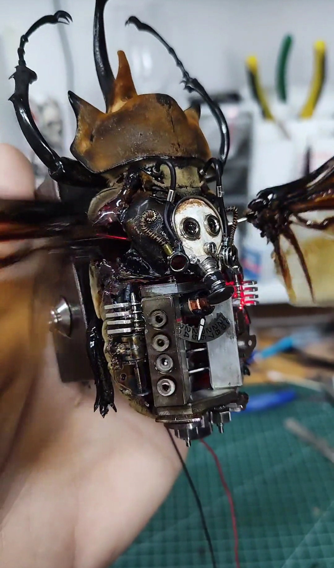 Handmade Steampunk Beetles Scrappy Punk Mechanical Beetle Megasoma ...