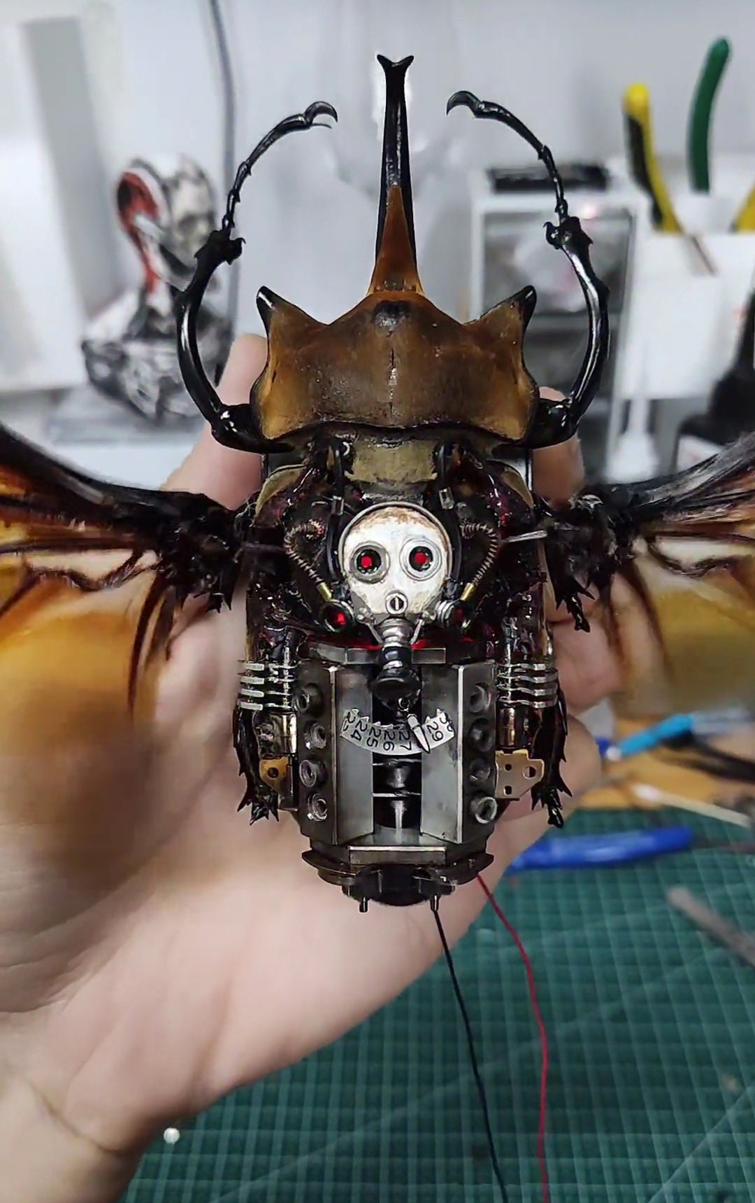 Handmade Steampunk Beetles Scrappy Punk Mechanical Beetle Megasoma ...