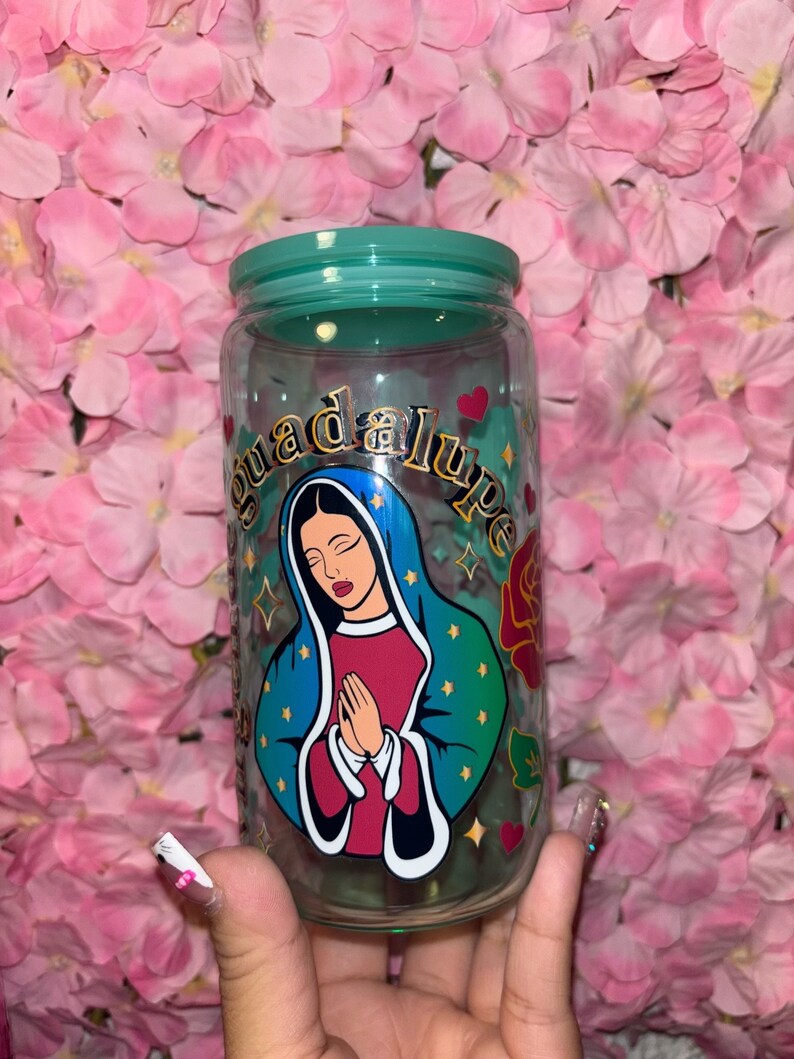 Virgin Mary Cup, La Virgen De Guadalupe Vaso, Virgen De Guadalupe Con ...
