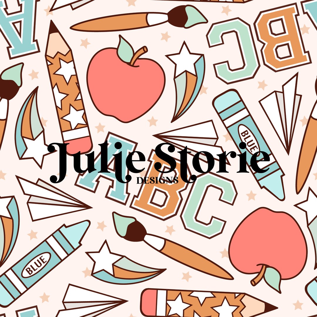 Boys Back to School Seamless Repeat Pattern - Etsy