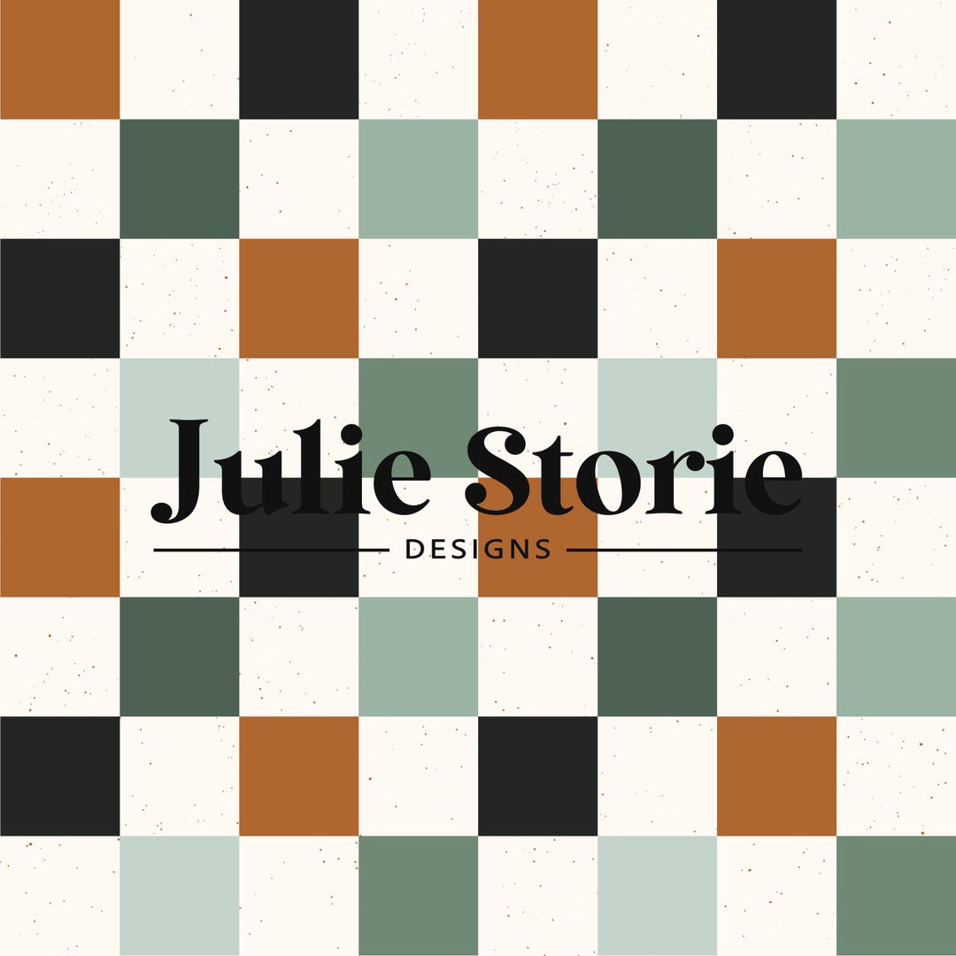 Christmas Checkers Seamless Pattern, Gingerbread and Green Checkered ...