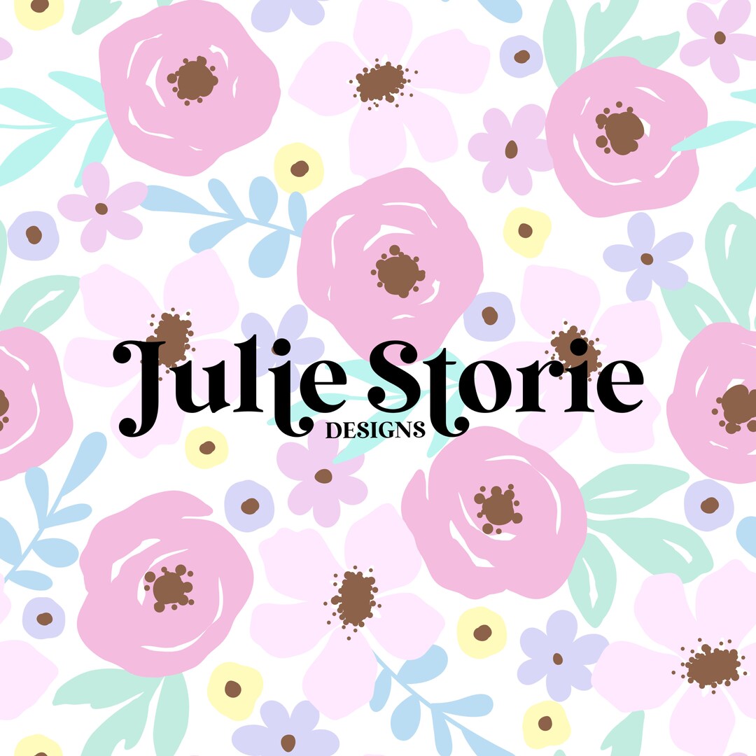 Easter Floral Seamless Repeat Pattern Spring Flowers Fabric Design - Etsy