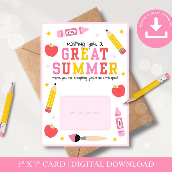 End of Year Teacher Cards - Etsy