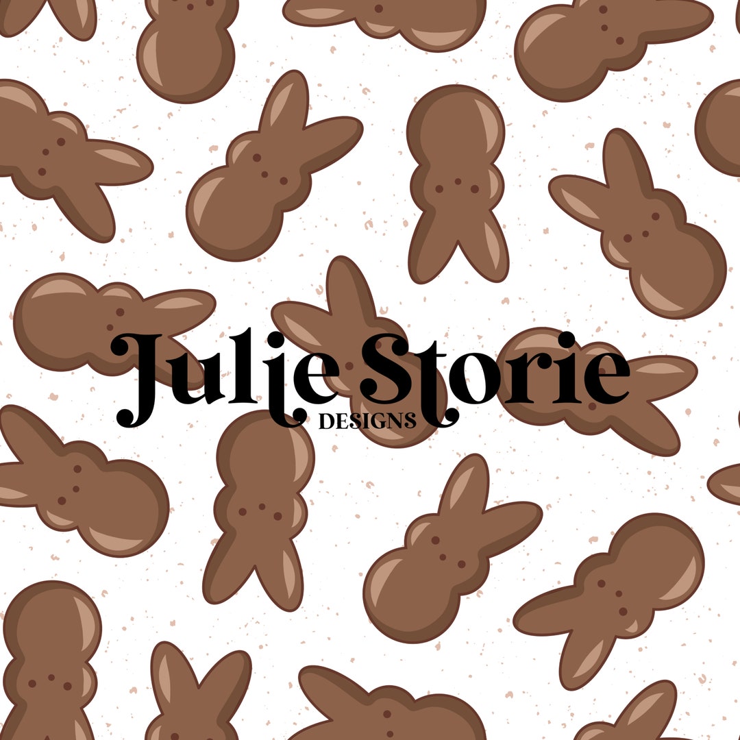 Chocolate Easter Bunny Seamless Repeat Pattern - Etsy