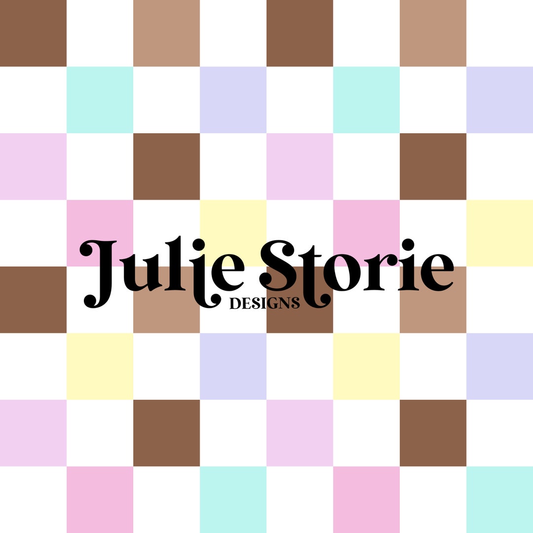 Easter Checkers Pink Blue Seamless Repeat Pattern - Etsy