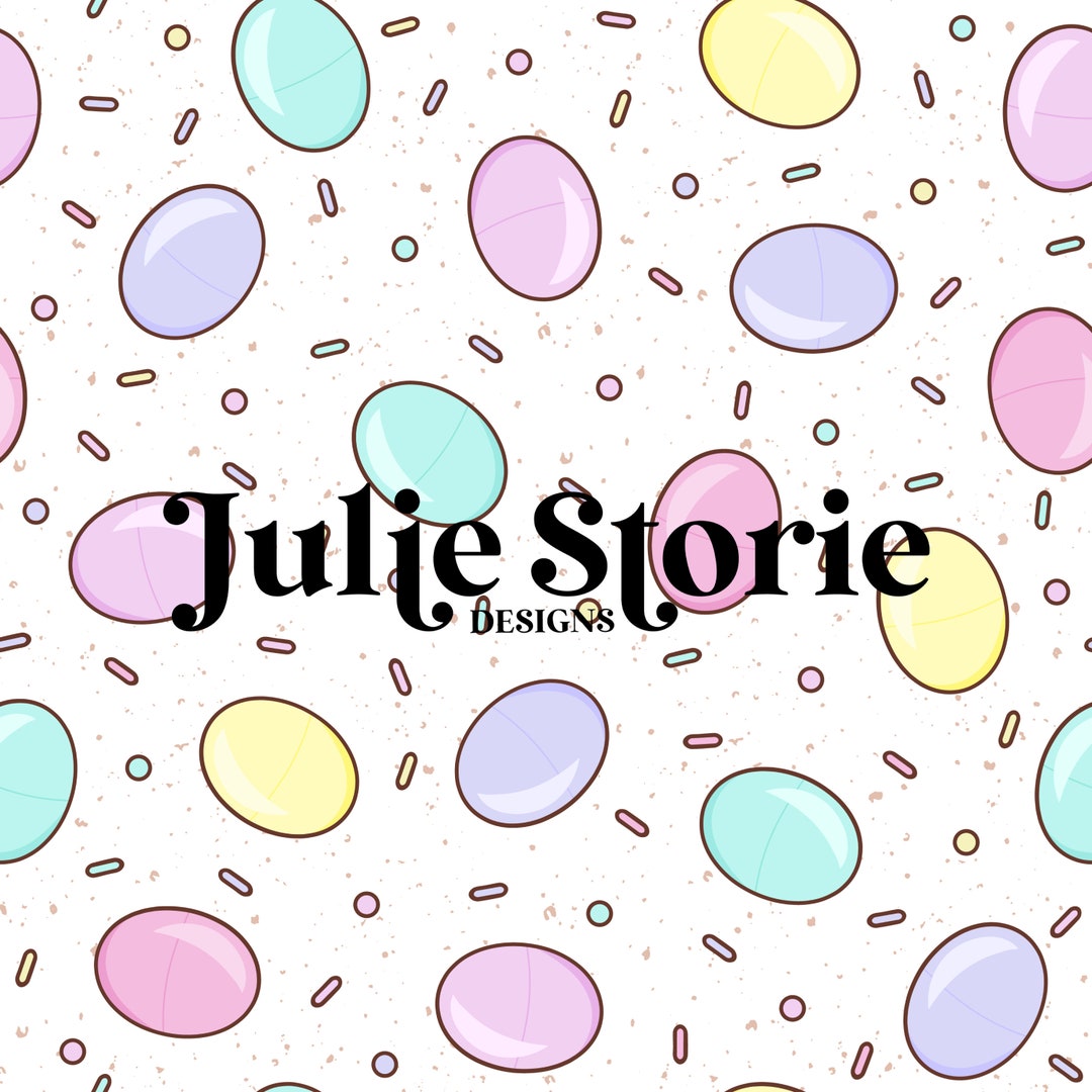 Easter Eggs Seamless Repeat Pattern Pink Easter Design - Etsy