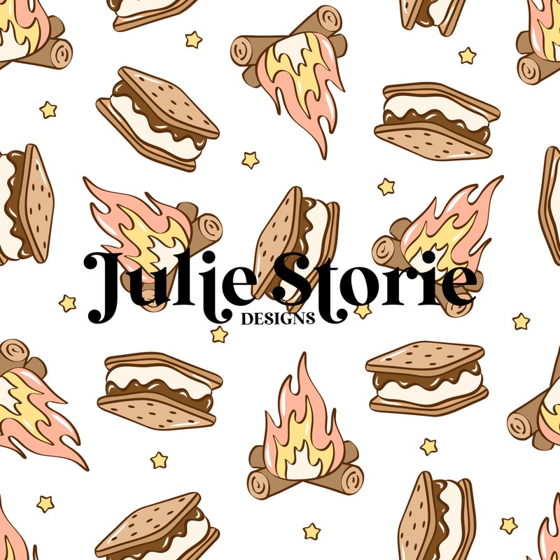 Campfire Smores - Etsy