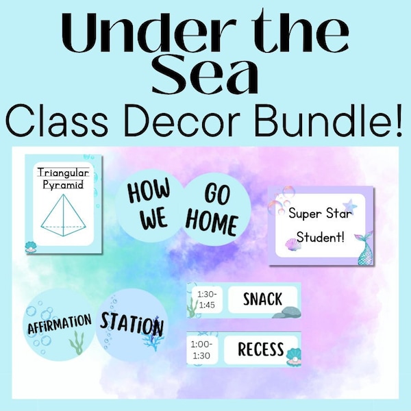 Ocean Theme Classroom - Etsy