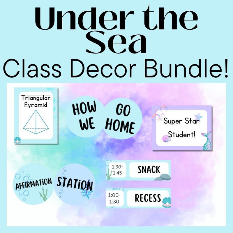 Ocean Theme Classroom - Etsy
