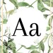 Modern Botanical Leaf Succulent Classroom Alphabet Posters - Etsy