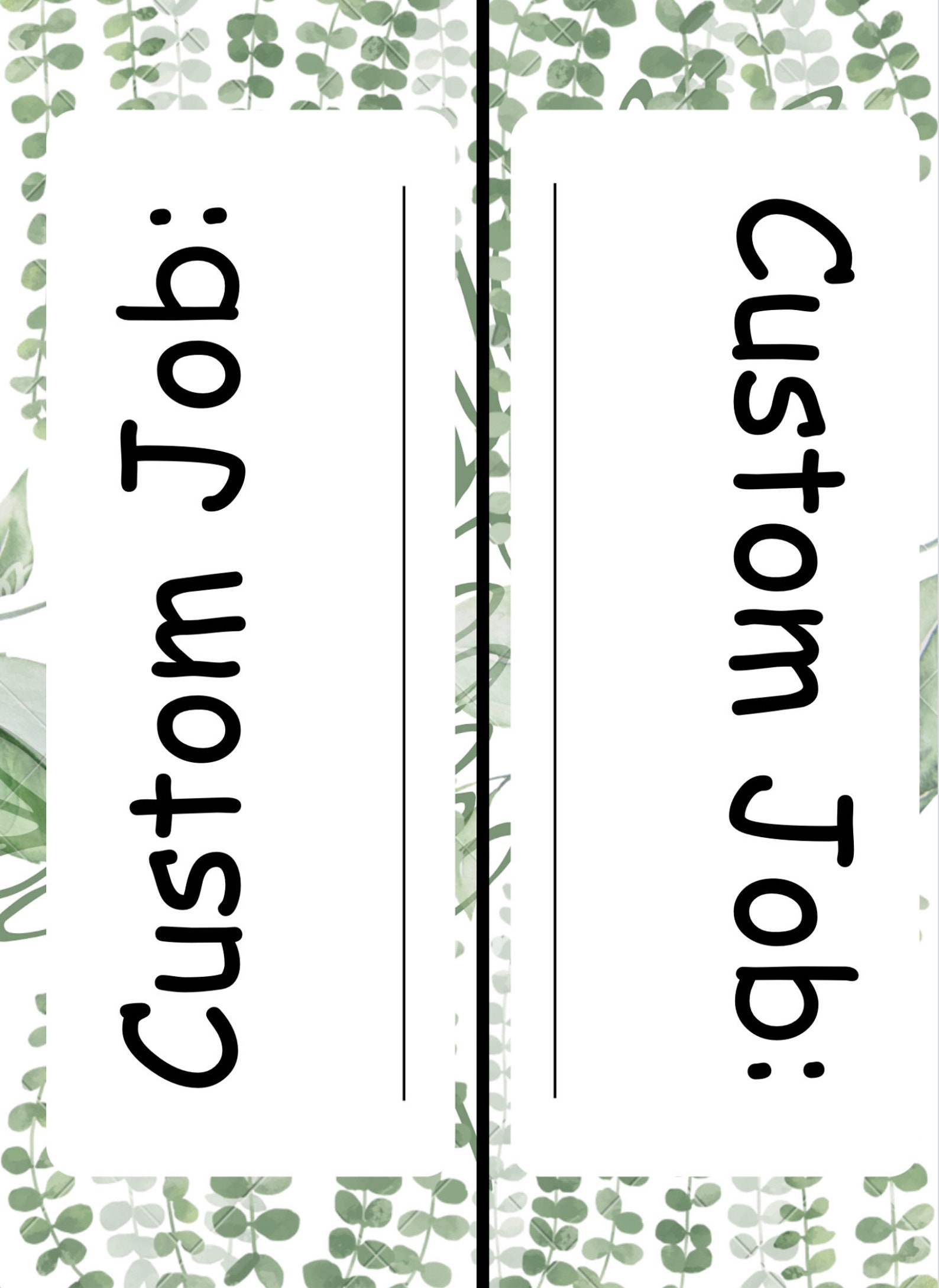 Modern Botanical Leaf Succulent Classroom Job Posters - Etsy