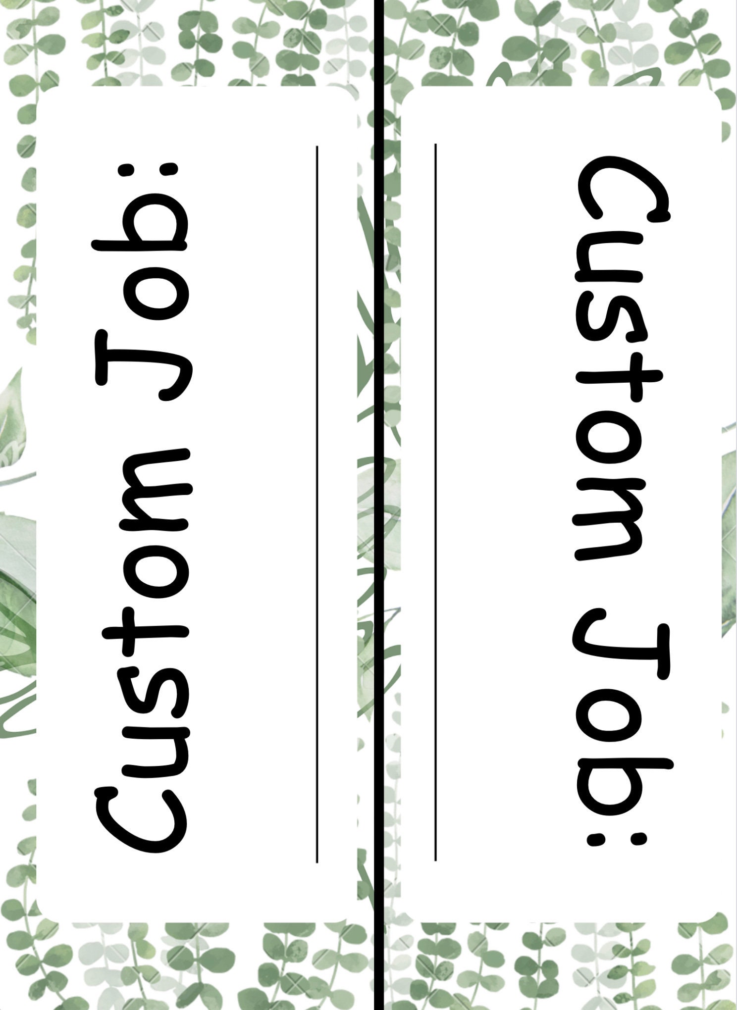 Modern Botanical Leaf Succulent Classroom Job Posters - Etsy