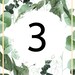 Modern Botanical Leaf Succulent Classroom Number Posters - Etsy