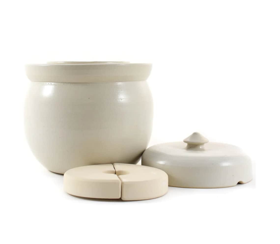 Handmade Stoneware Fermenting Crock - Etsy