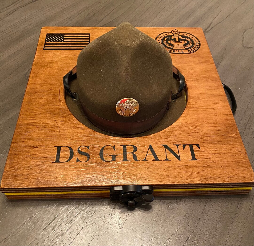 Drill Sergeant / Campaign Hat Press ARMY MARINES - Etsy