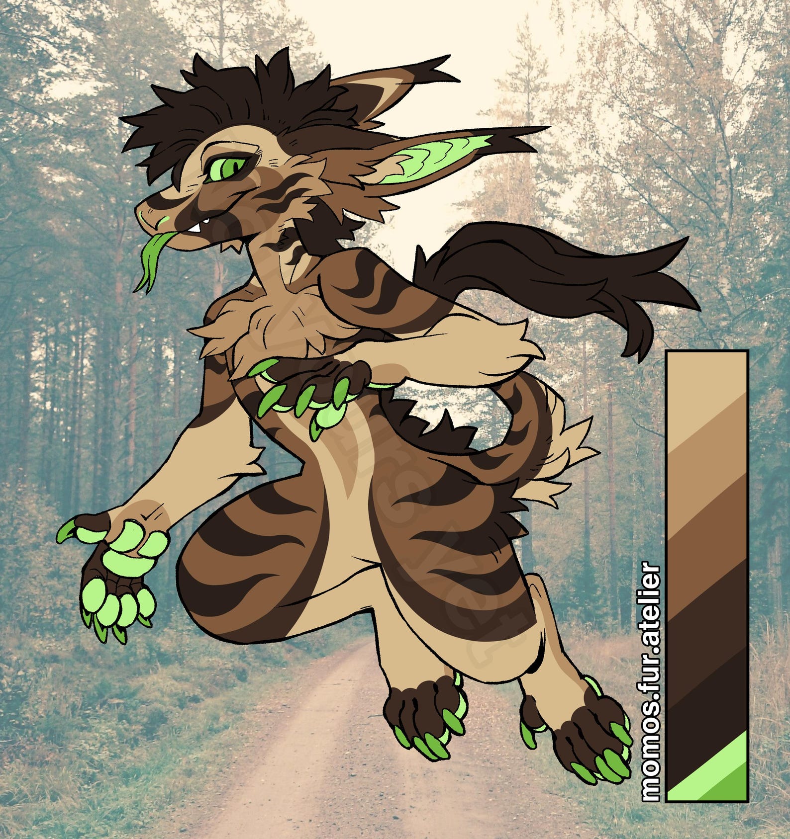 Woodland Forest Inspired Vernid Adopt Fursona Furry Furry Adoptable ...