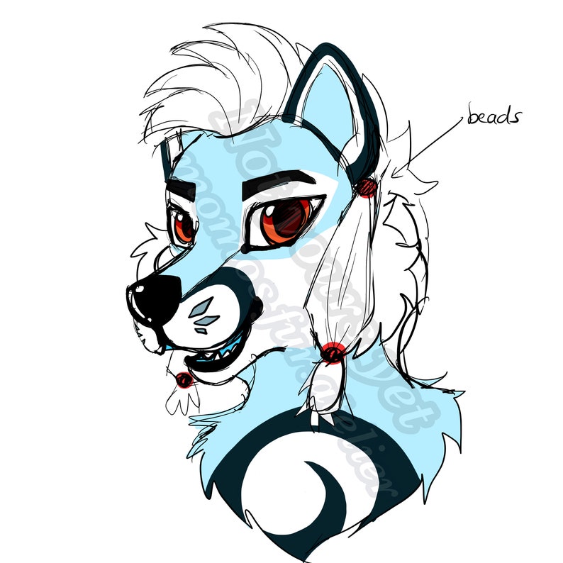 Air Simple Fursuit Head Reference Design Character Fursona Fursuit ...