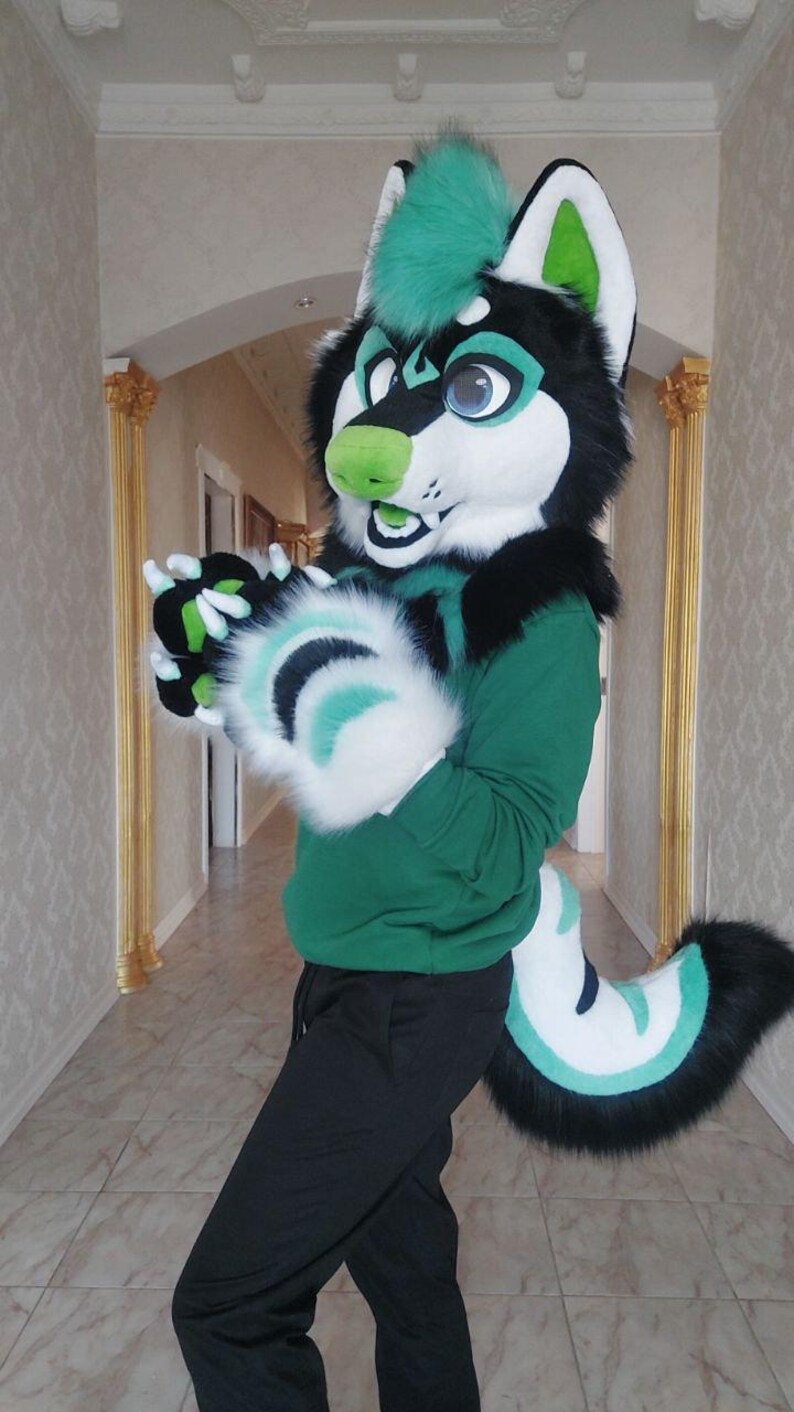 NEW Premade HQ Toony Fursuit Mini Partial Canine Dog Fox Adopt ...