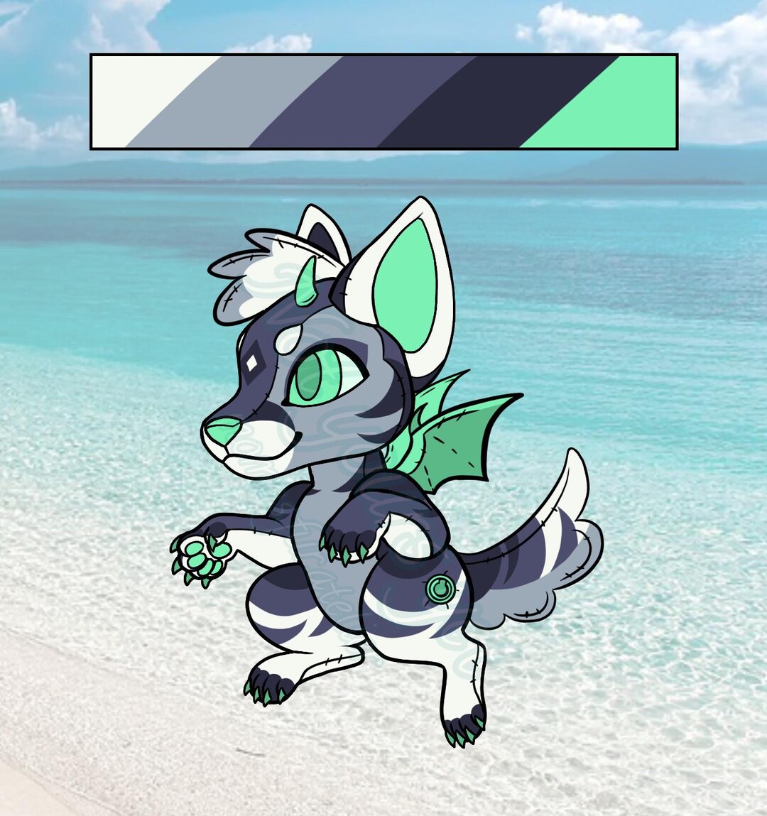 Pooltoy Canine Devil Purple Creme Dog Puppy Fursona Furry Adopt Furry ...