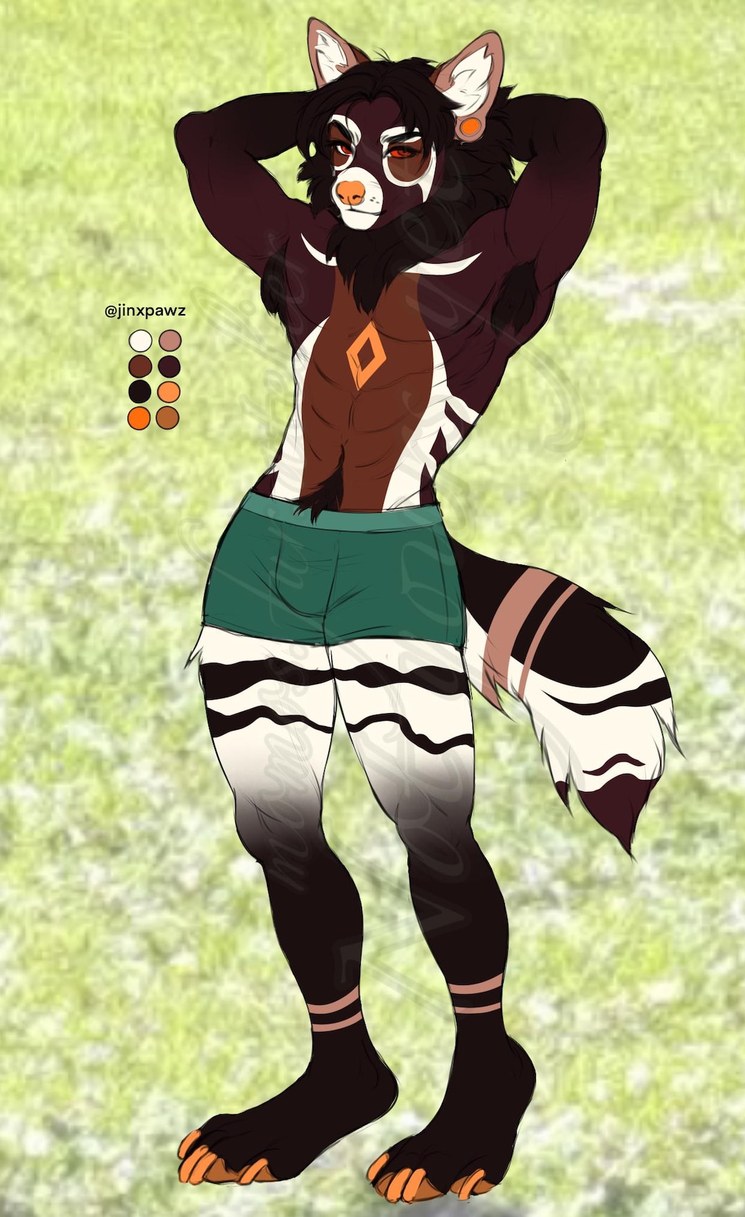 Brown Duck Goose Fox Canine Wolf Character Design Adopt Adoptable Furry ...