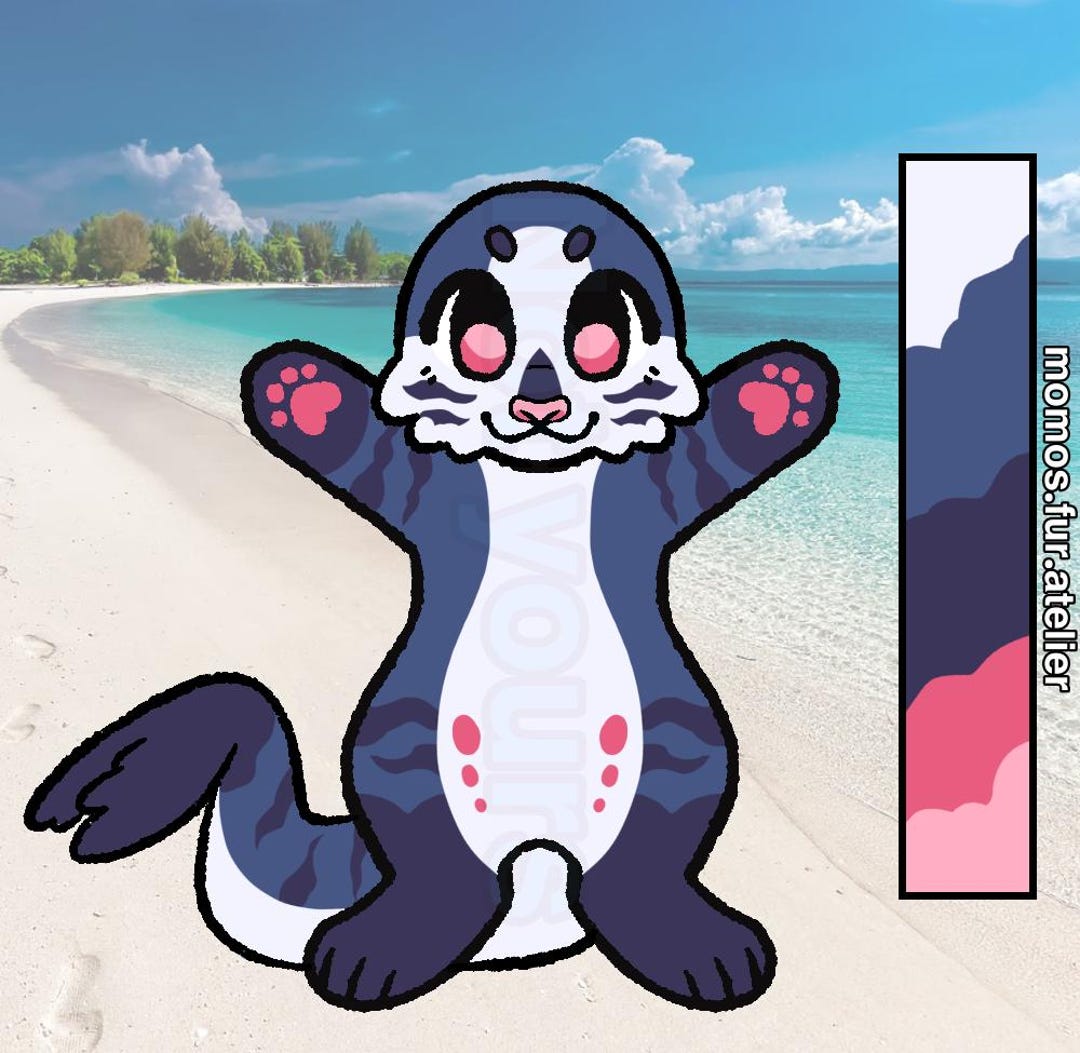 Blue Deep Sea Seal Little Critter Adopt Fursona Furry Adopt Furry ...
