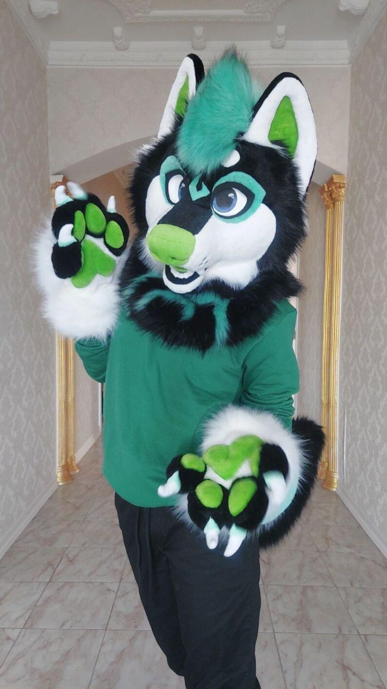 NEW Premade HQ Toony Fursuit Mini Partial Canine Dog Fox Adopt ...