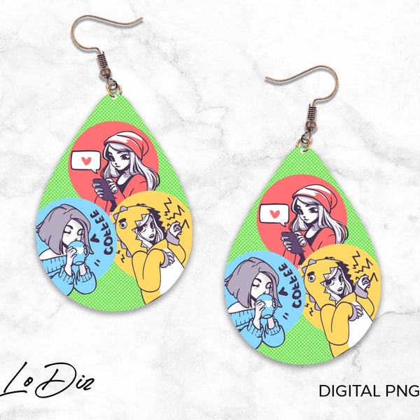 Anime Earrings - Etsy