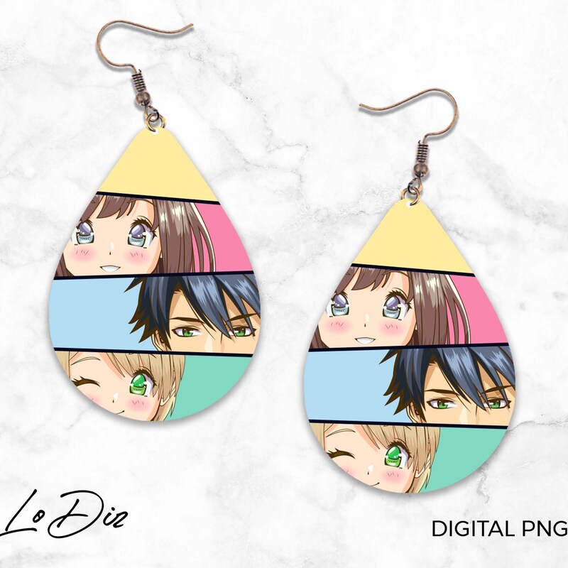 Anime Earrings - Etsy