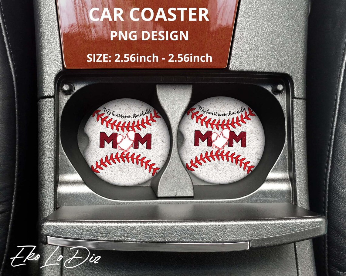 Car Coasters PNG Baseball Gifts Designs Car Coaster Png - Etsy