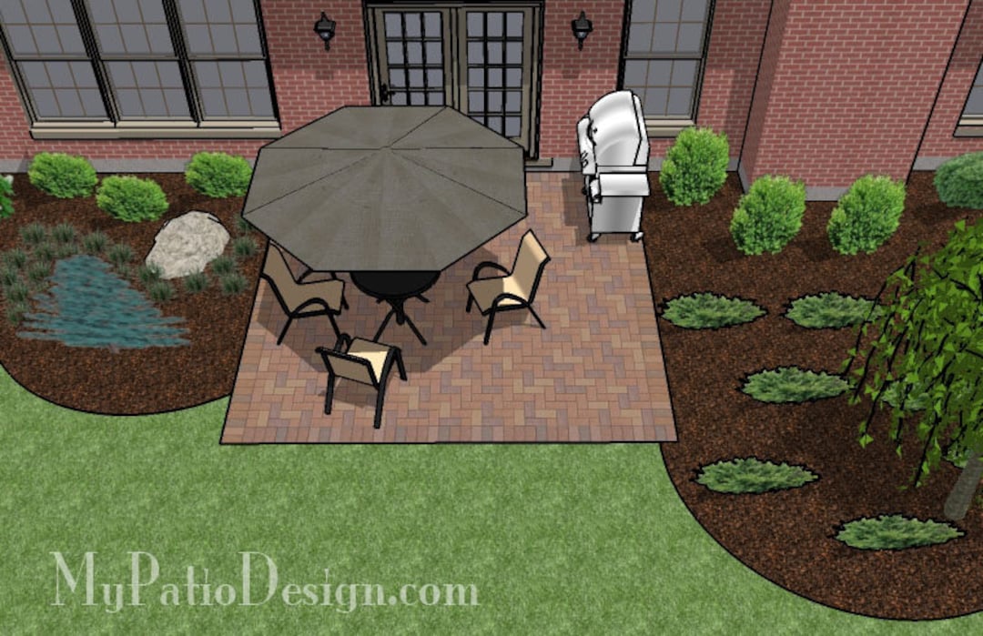 DIY Patio Plan 200 Sq. Ft. - Etsy