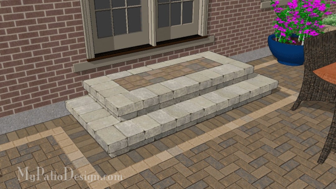 DIY 84" Wide Patio Two Step Design - Etsy