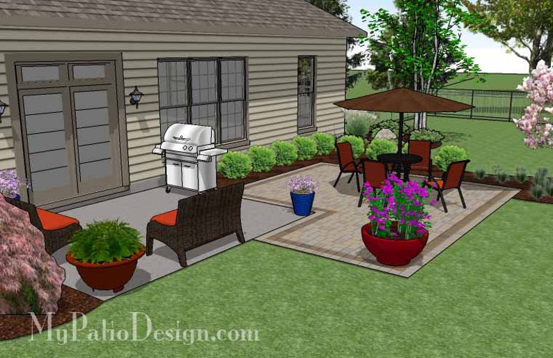 DIY Patio Plan Addition 288 Sq. Ft. - Etsy