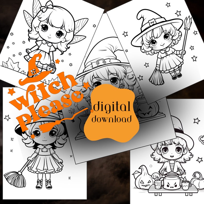 Halloween Coloring Pages for Kids Fun and Spooky Printable Activities ...