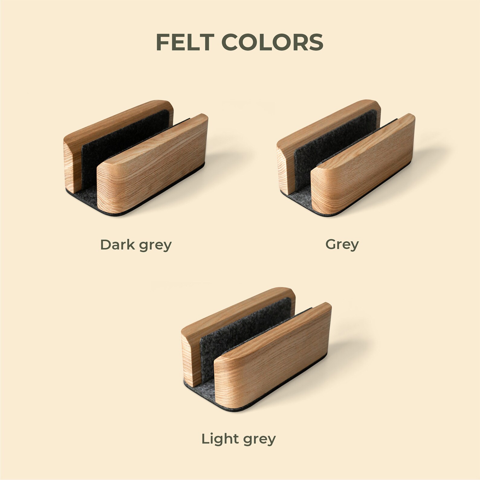 Vertical Laptop Stand Wooden Holder for Tablet and Laptop Desk ...