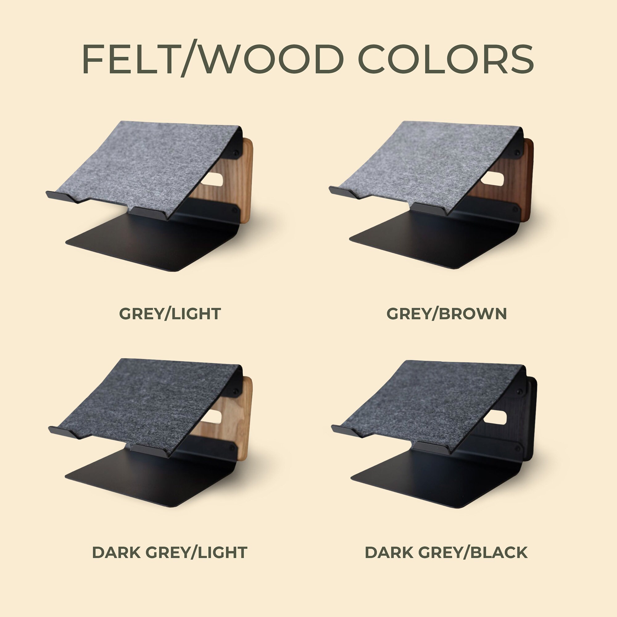 Laptop Stand Wooden, MacBook Pro Stand Wood Laptop Riser, Desk ...