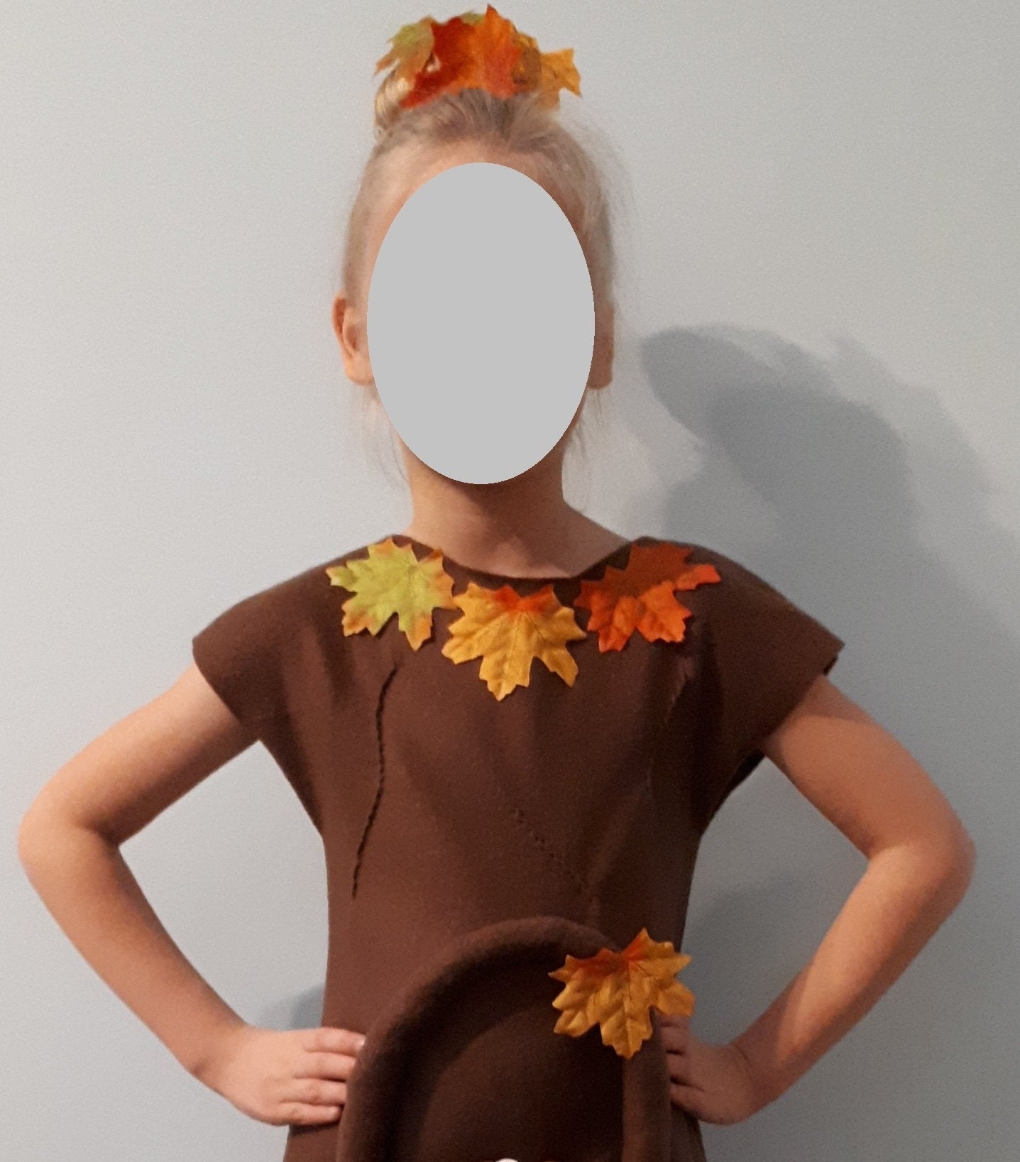 Mrs. Autumn Costume Tree Hollow Leaves Squirrel, Autumn Ball Costume ...