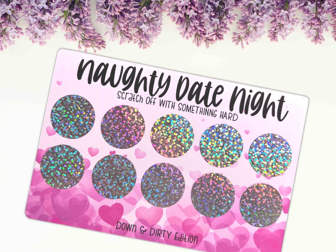 Naughty Date Night Scratch-off Adult Scratch-off Game Dirty - Etsy