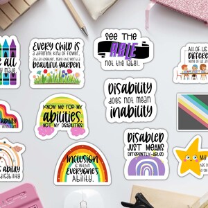 Disability Pride Sticker Bundle 1, Disability Pride Die-cut Sticker ...