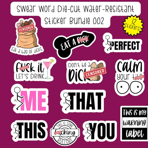 Adult Humor Stickers - Etsy