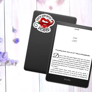 Spicy Romance Reader Vinyl Sticker, Spicy Romance Reading Sticker for ...
