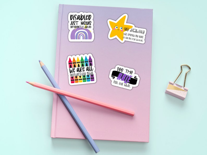 Disability Pride Sticker Bundle 1 Disability Pride Die-cut - Etsy